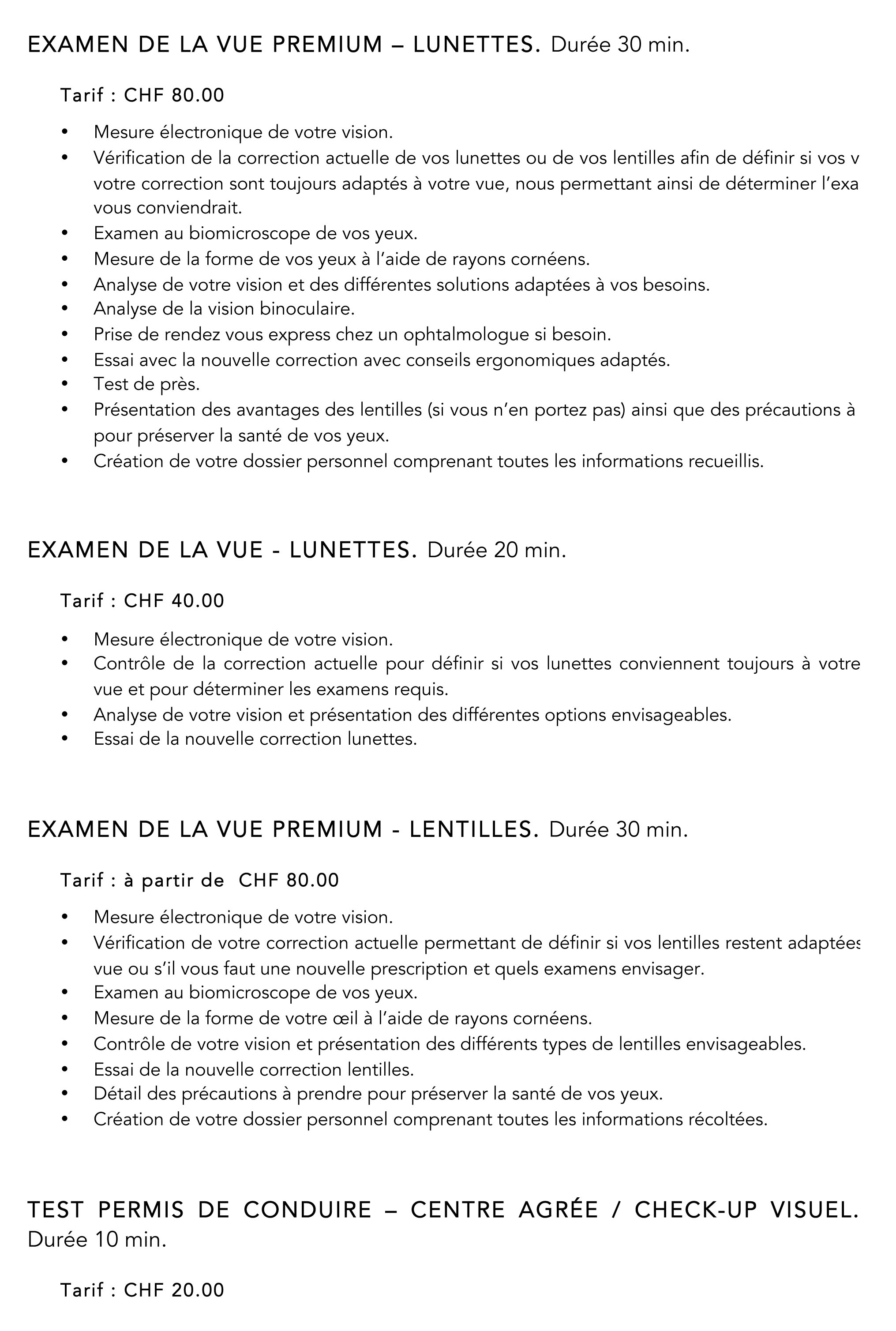 Examen de la vue - Optique du Mont-Blanc Examen de la vue - Optique du Mont-Blanc